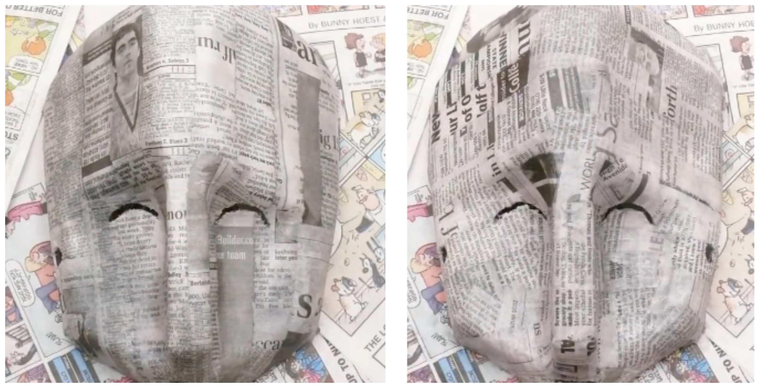 How to Make a Paper Mache Mask – 5 Ways - Tiny Fry